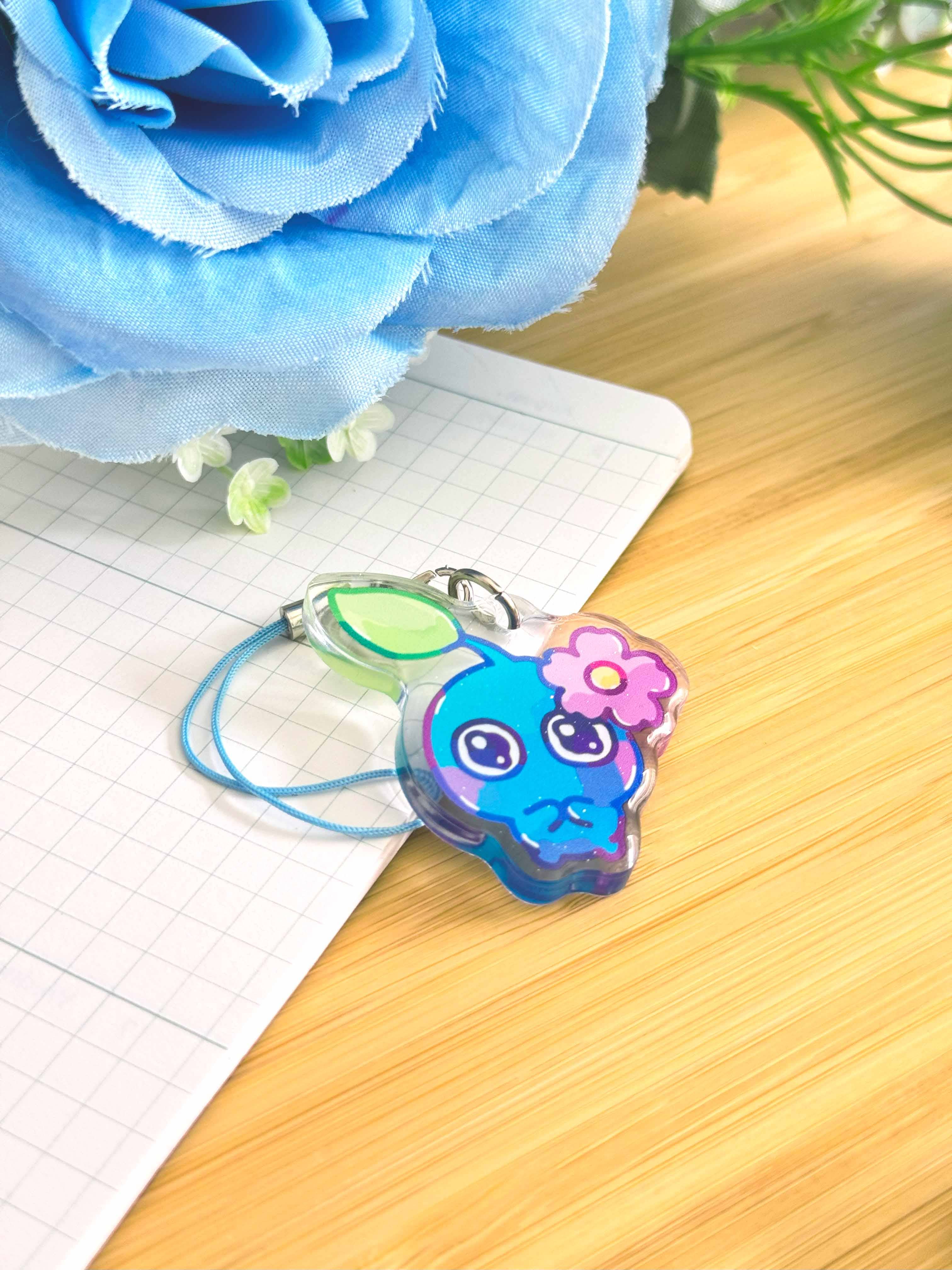 Blue Pikmin Keychain – Peachi Lane